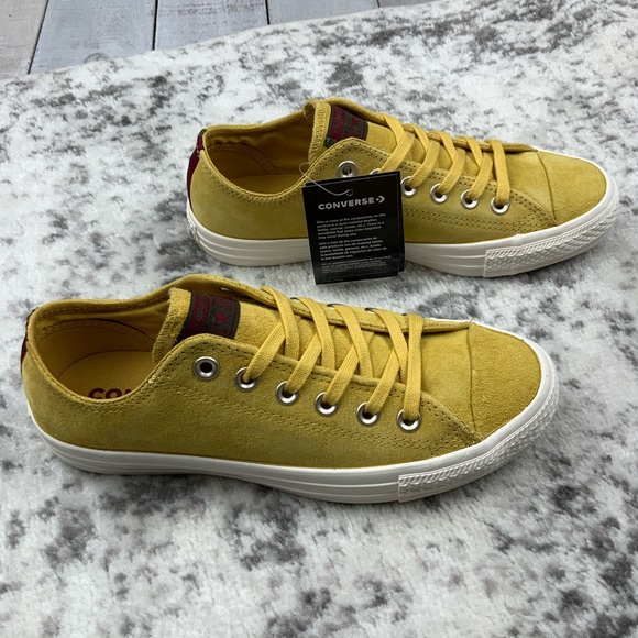 Converse | Shoes | Nib Converse Ctas Ox Mustard Suede Womens Sneaker ...